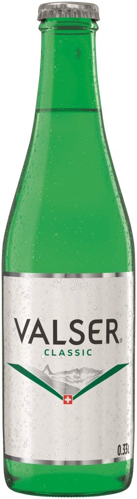 Valser Prickelnd Glas 33 cl. | Schweizer Mineralwasser | H. J ...
